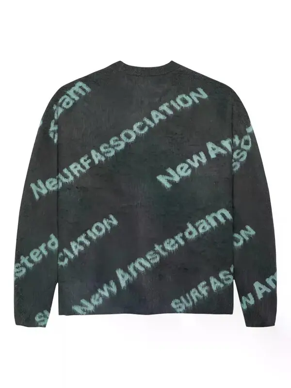 NEW AMSTERDAM SURF ASSOCIATION Diagonal-text Knitwear