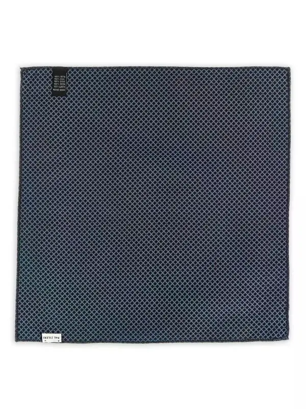Pal Zileri Patterned Handkerchief - Grey