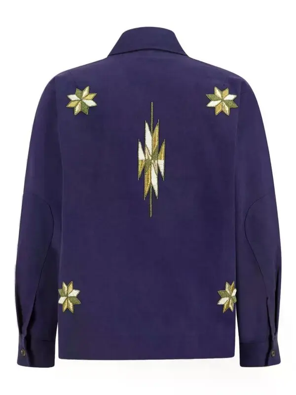 BAZISZT Embroidered Cotton Jacket