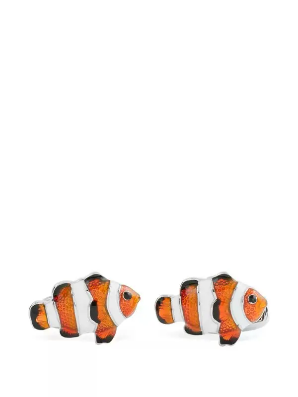 Paul Smith Clown Fish Cufflinks - Orange