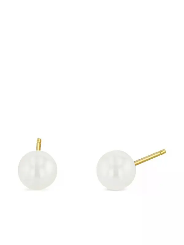 Zoe Chicco 14k Yellow Pearl Stud Earrings - Gold