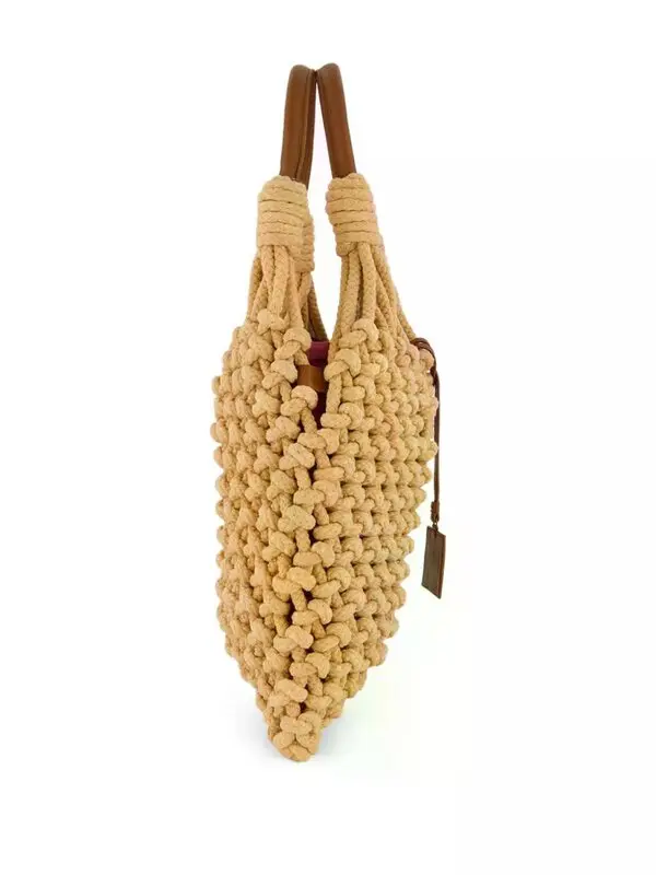 PAULA Macramé Tote Bag - Neutrals