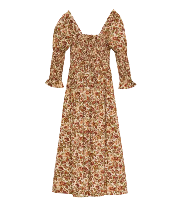 princess polly baby blue dress DôEn Bijou Floral Print Dress - Ivory RêVe Des Jardins - 50% Off