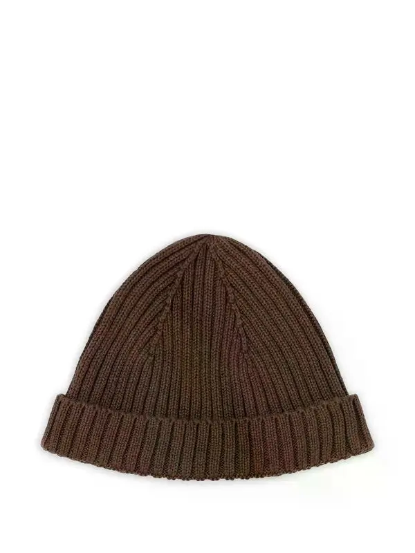 CARRER Carrera Ribbed Beanie - Brown