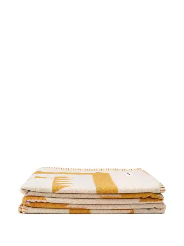 LAGOMORO Geco Geometric-pattern Blanket