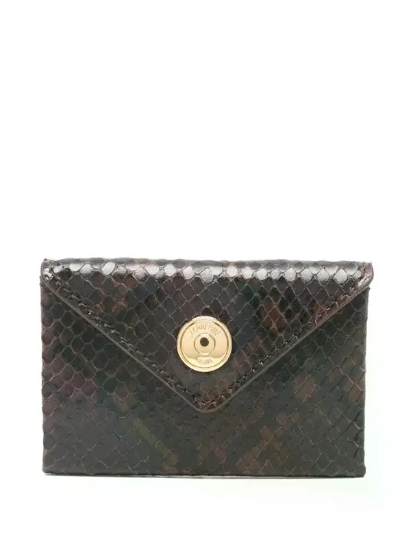 Jacquemus Snakeskin-effect Wallet - Brown