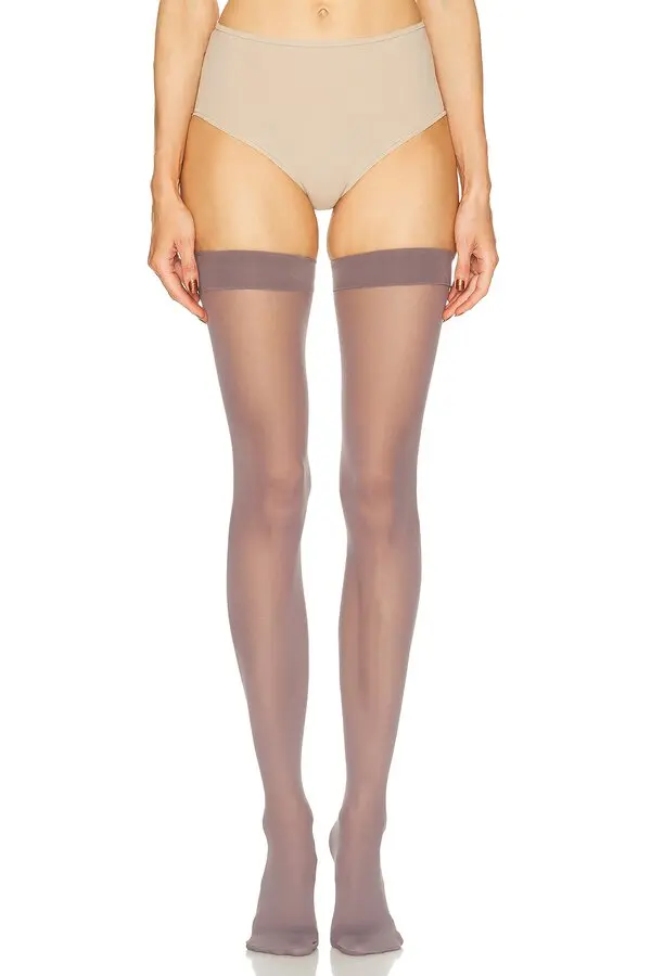Swedish Stockings Svea Premium Tights - Mid Grey