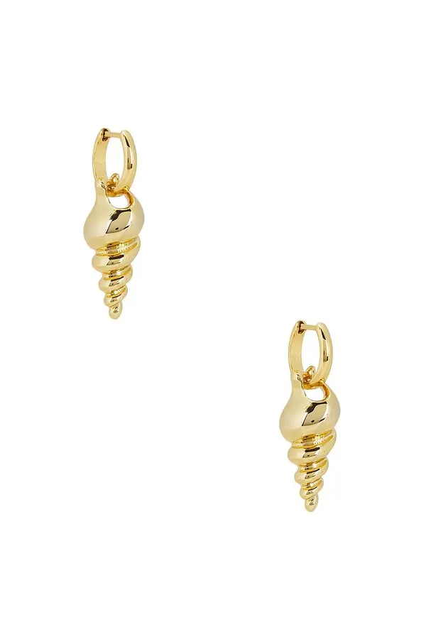 ROXANNE ASSOULIN Conch Earrings - Gold