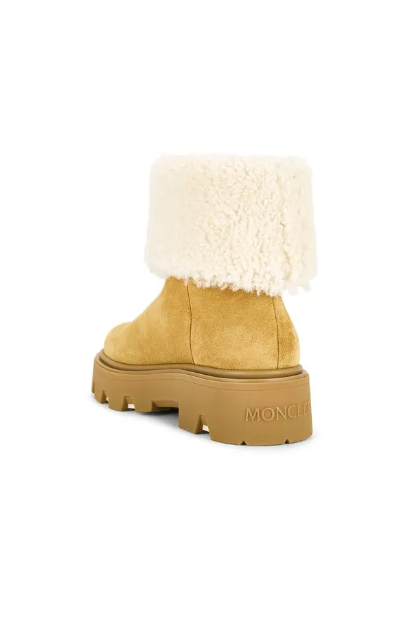 Moncler Aurea Mid Ankle Boot - Camel