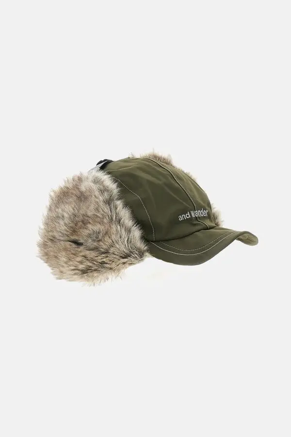 AND WANDER Cordura 3l Boa Trapper Hat - Green