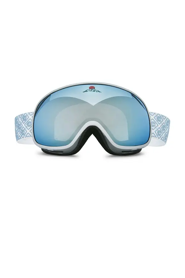 Casablanca Ski Goggles - Silver & White