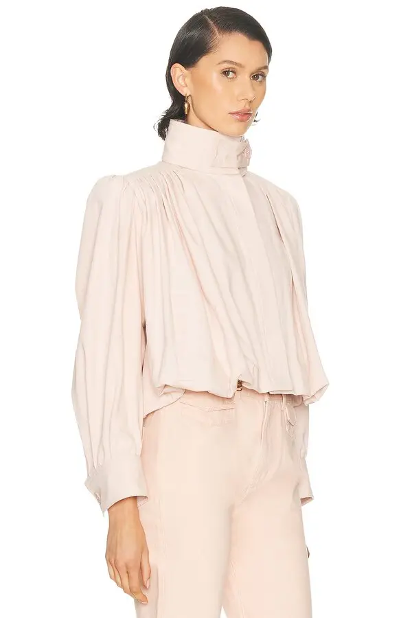 Chloé High Neck Cropped Jacket