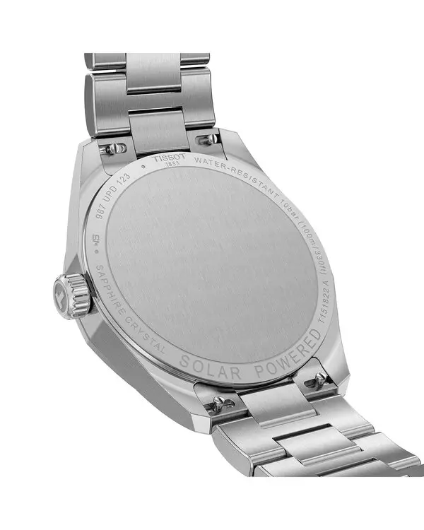 TISSOT Prc 100 Solar Quartz 34mm Watch - Silver/silver