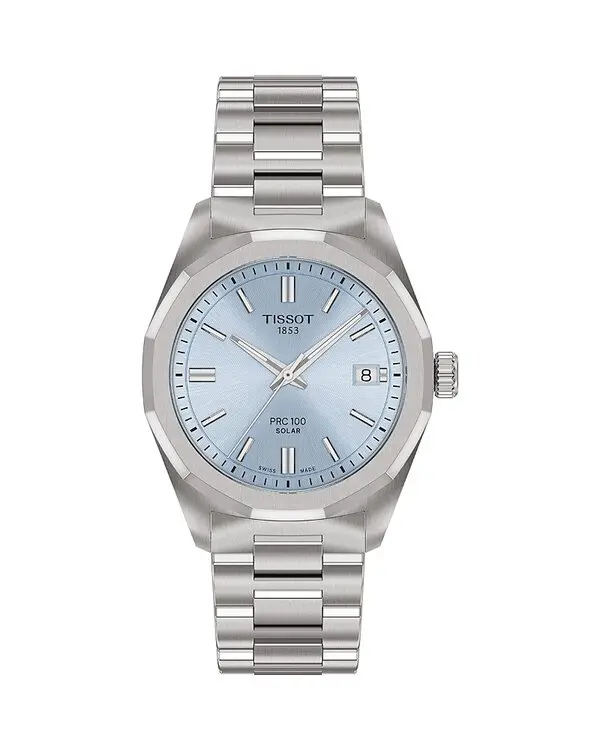 TISSOT Prc 100 Solar Quartz Watch - Blue/silver