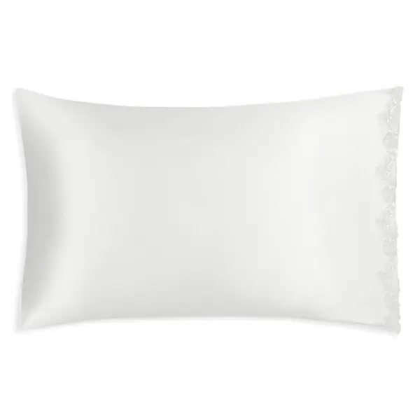 MATOUK Silk Collection Standard Pillowcase - Virginia Lace In Bone