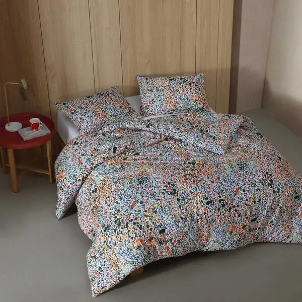 Marimekko Rantaniitty Cotton Percale 3-piece Comforter Set, Full/queen