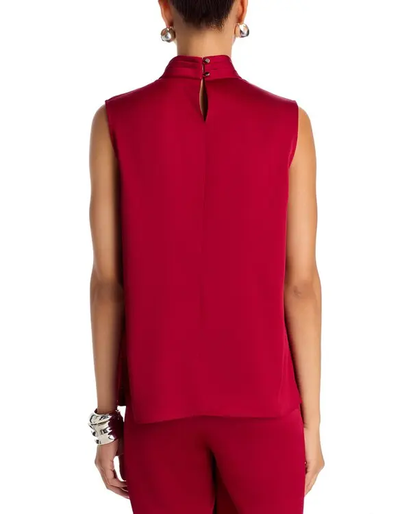 Misook Tank Top With Mock Neck