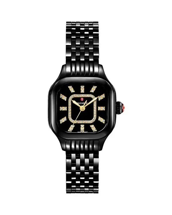 Michele Meggie Watch 29mm X 29mm - Black/black