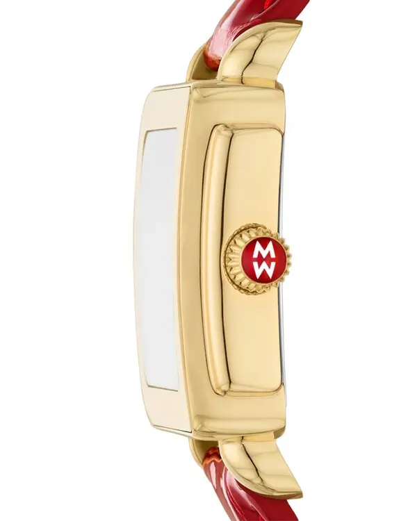 Michele Deco Mid Sport Watch 29mm X 31mm - White/red