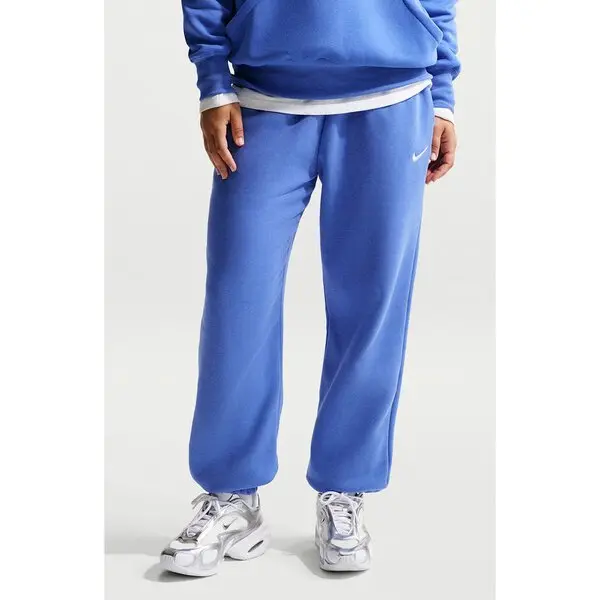Nike Sportswear Phoenix Fleece High-waisted Oversized Sweatpants - 460 Light Medium Blue/sail
