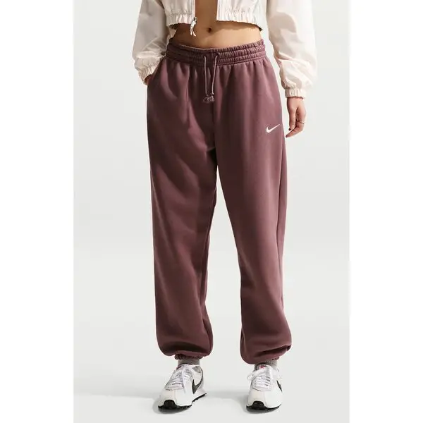 Nike Sportswear Phoenix Fleece High-waisted Oversized Sweatpants - 502 Tattoo/sail
