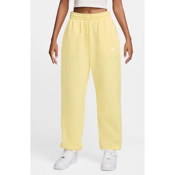 Nike Sportswear Phoenix Fleece High-waisted Oversized Sweatpants - Alabaster/sail