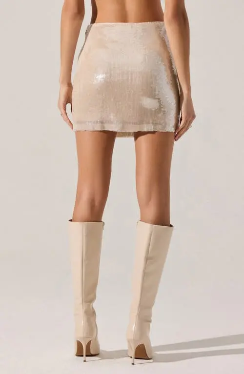 Astr The Label Darby Sequin Miniskirt
