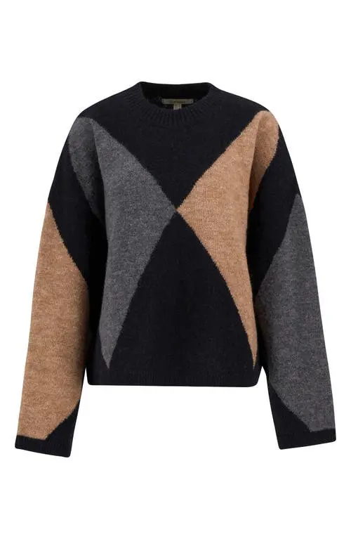 Barbour Sabrina Colorblock Wool-blend Crewneck Sweater