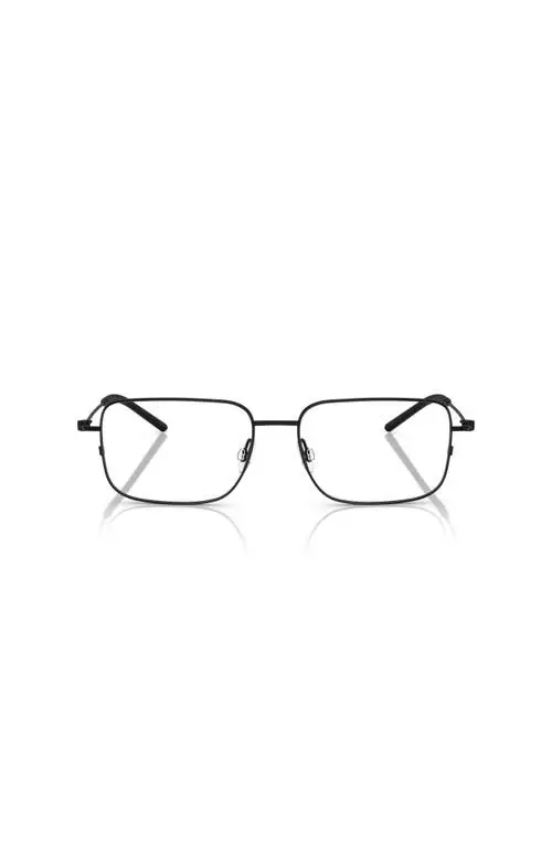 Moncler 56mm Irregular Eyeglasses - Black