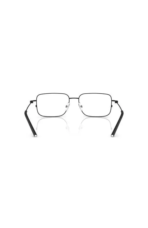 Moncler 56mm Irregular Eyeglasses - Black