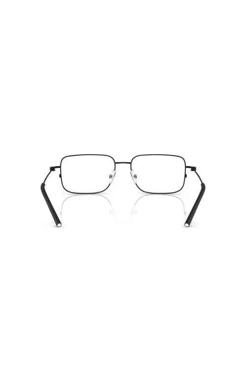 Moncler Irregular Full Rim Eyeglasses - Black