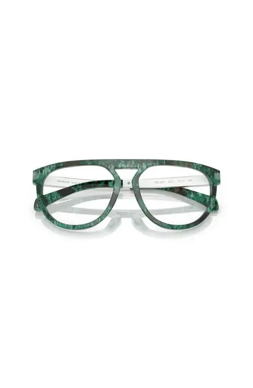 Moncler 55mm Pilot Optical Glasses