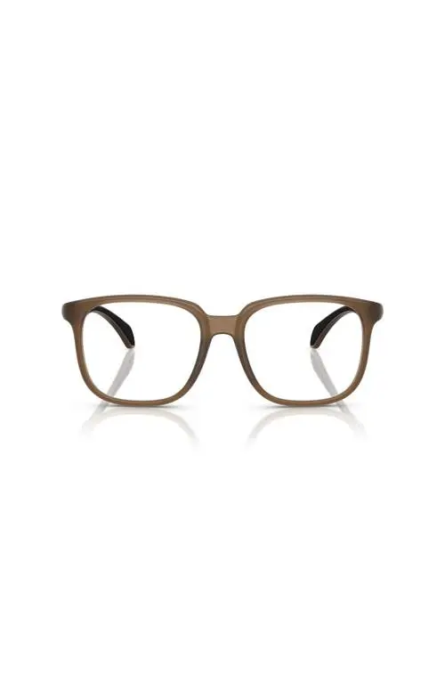 Moncler 53mm Square Optical Glasses - Brown