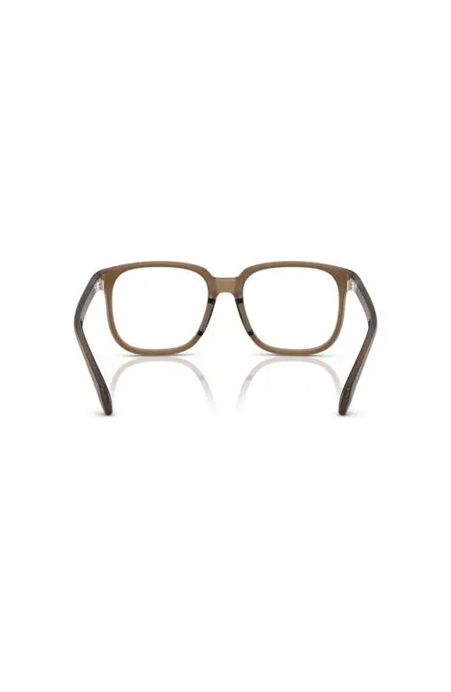 Moncler 53mm Square Optical Glasses - Brown