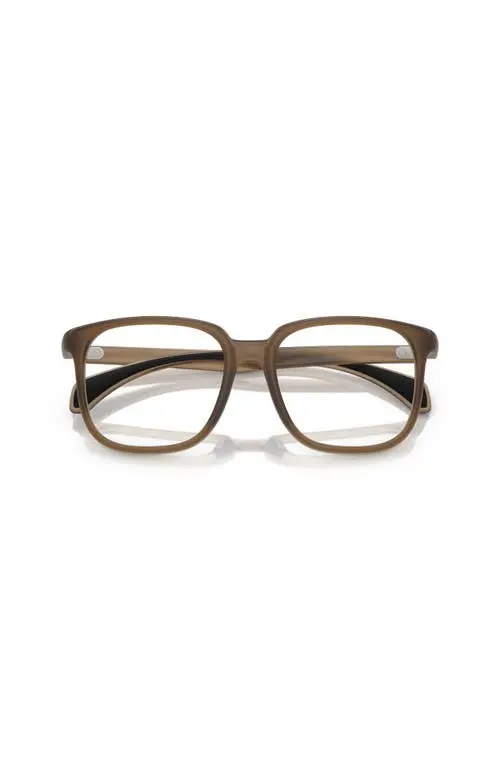 Moncler 53mm Square Optical Glasses - Brown