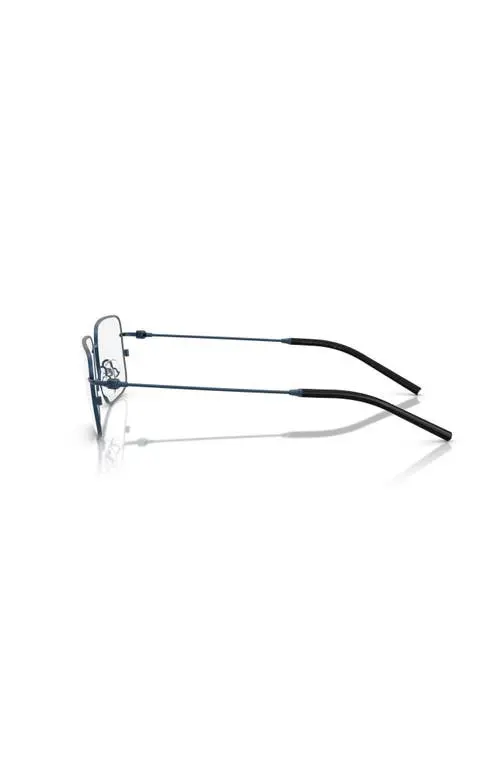 Moncler Irregular Frame Eyeglasses - Blue