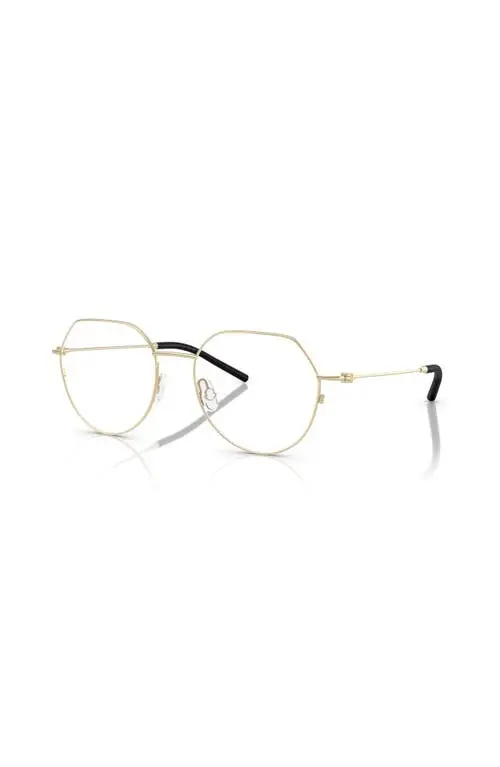 Moncler 52mm Irregular Optical Glasses - Gold