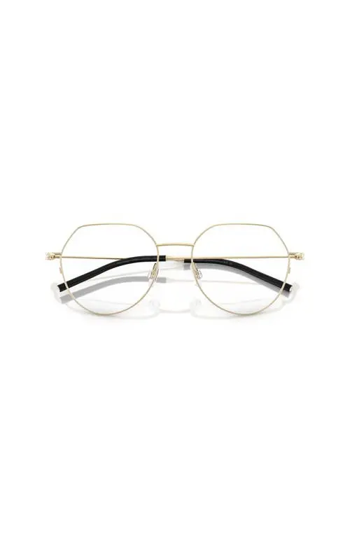 Moncler 52mm Irregular Optical Glasses - Gold