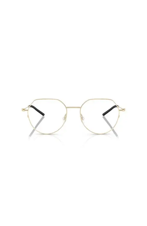 Moncler 54mm Irregular Optical Glasses - Gold