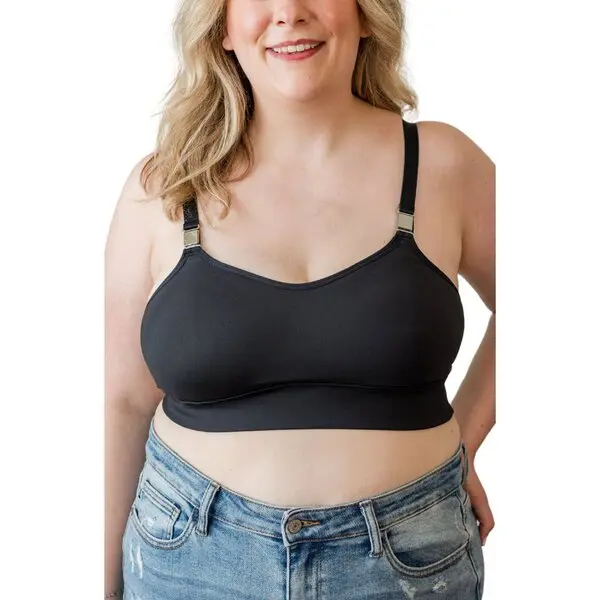 DAVIN & ADLEY Sophie Maternity And Nursing Bralette - Black