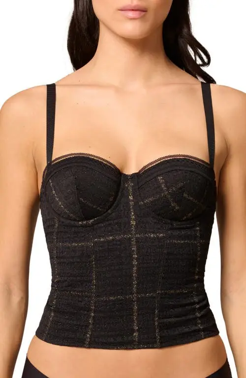 Simone Perele Desire Underwire Lace Bustier - Black
