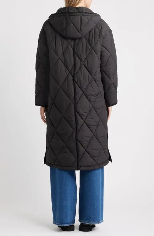 Bernardo Bren Quilted Puffer Coat - Black