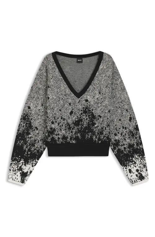 BOSS Forandina Textured Sweater
