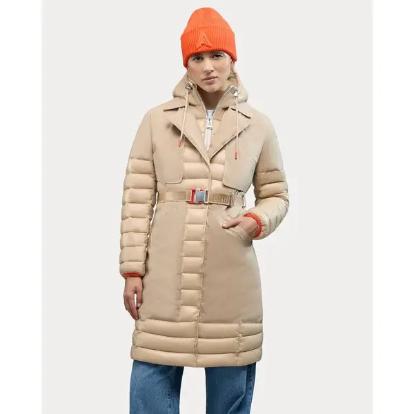 ALPENHAUS Beaufort Mixed Media Insulated Trench Coat