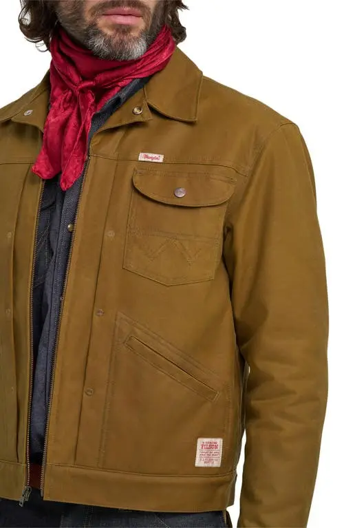 Wrangler Filson X Adventure Waxed Jacket - Tan
