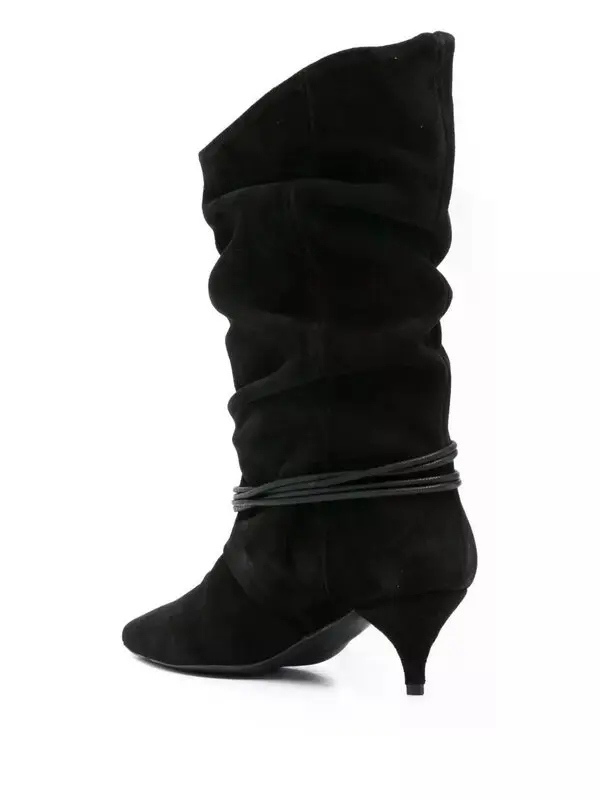 ALCHIMIA Ruched Ankle Boots