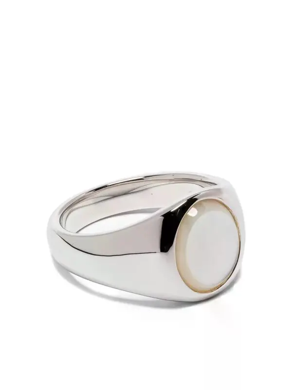 Tom Wood Kim Mother-of-pearl Ring - Silver