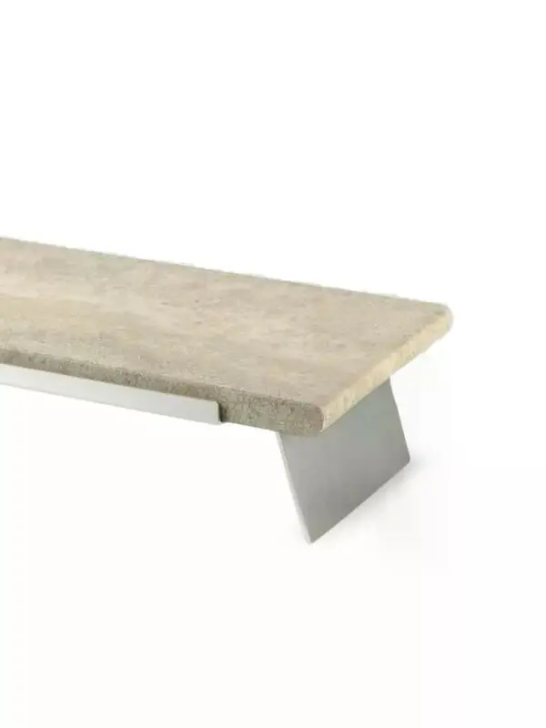 KNINDUSTRIE Travertine Wood Centerpiece