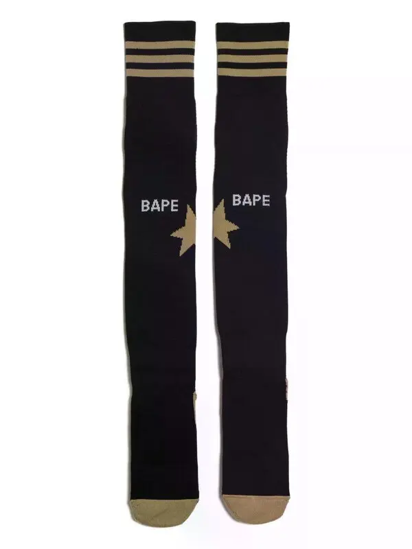 Adidas Bape Football Socks - Black