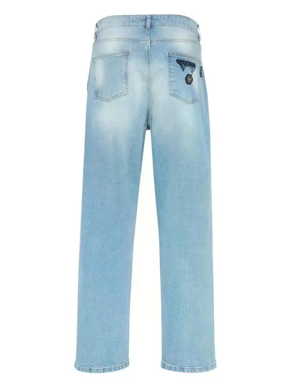 Philipp Plein Logo-patch Jeans